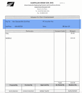 Contoh Resit Bayaran 2023